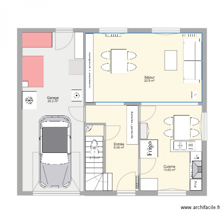 Lucie RDC 3 - Plan dessiné par jean-luc26