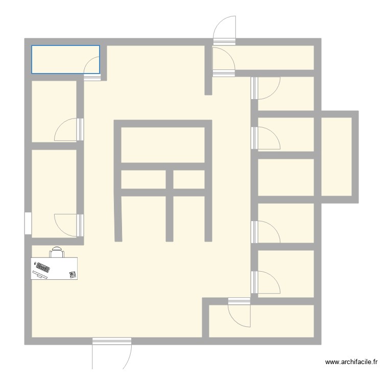 Plan – Clinique – Par evaxandre ️ | ArchiFacile