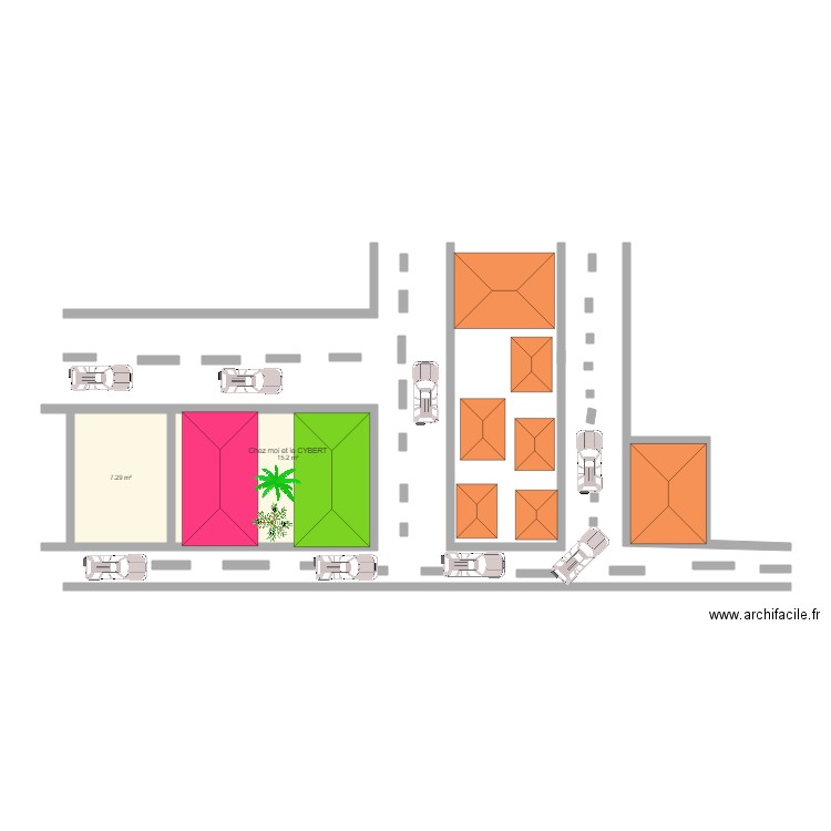 ma position - Plan dessiné par Djlo