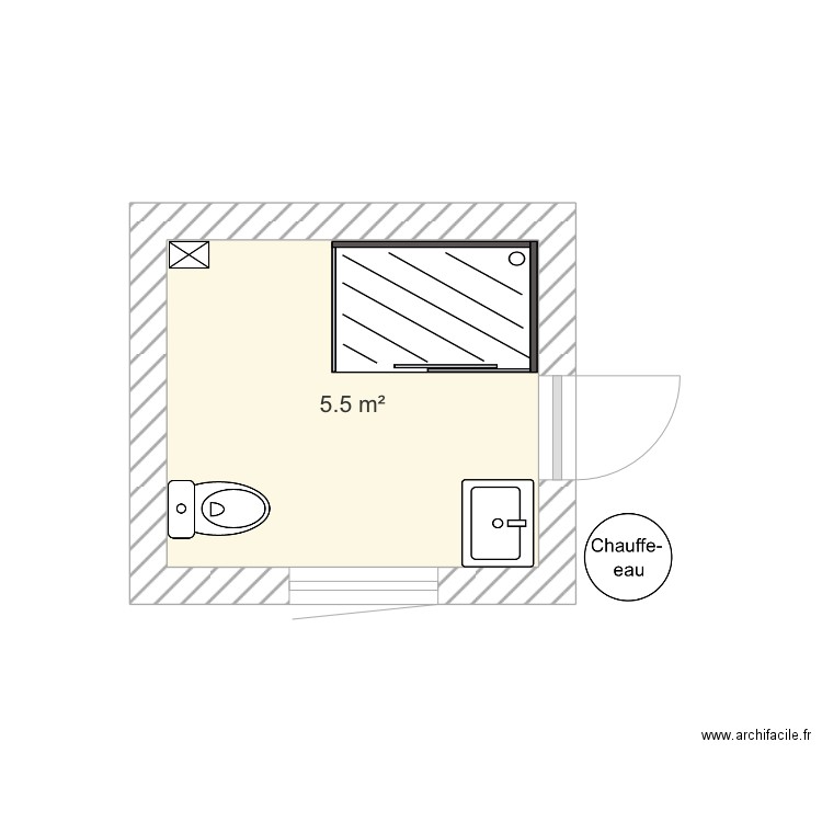 SDB2 - Plan dessiné par MCEY