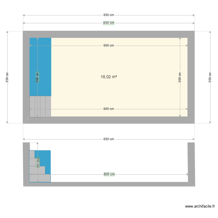Plan – Plan en coupe piscine – Par Alex27... ️ | ArchiFacile