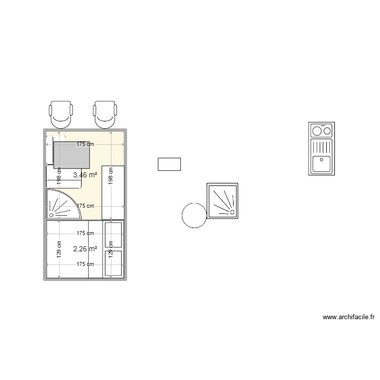 van 2 - Plan dessiné par crozelec