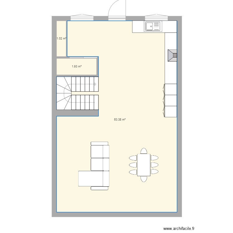 plan avec cotes - Plan dessiné par dreacanino