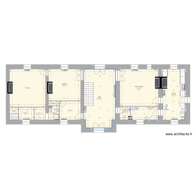 Plan – manoir R0 – Par SEPG ️ | ArchiFacile