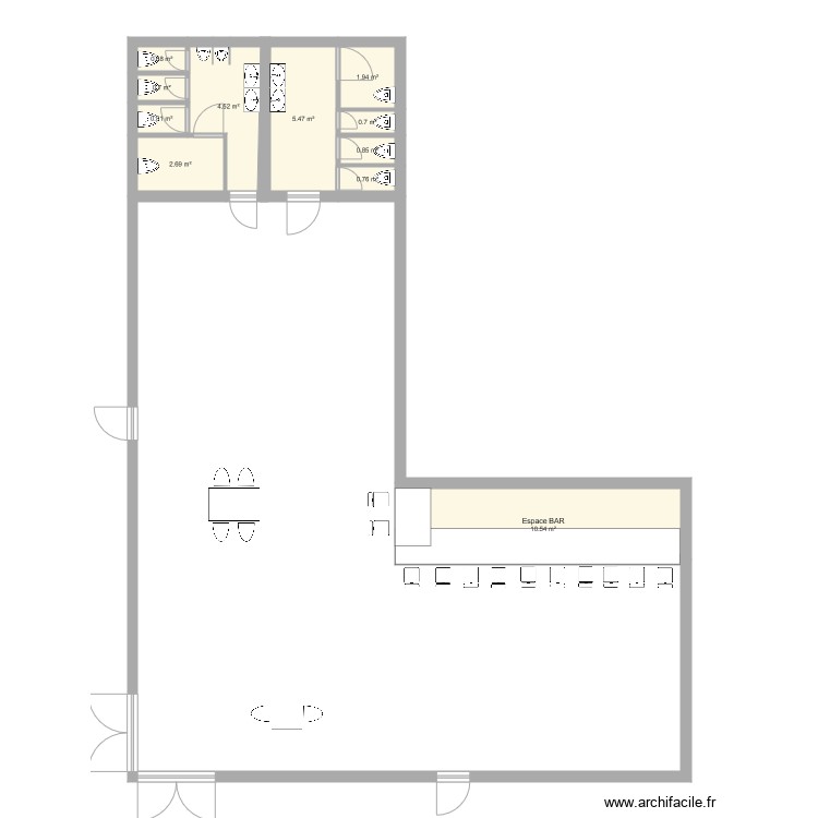 Plan – Restaurant – Par MRafaleYTB ️ | ArchiFacile