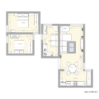 Chalet V10 - Plan 5 pièces 53 m2 dessiné par Carine54