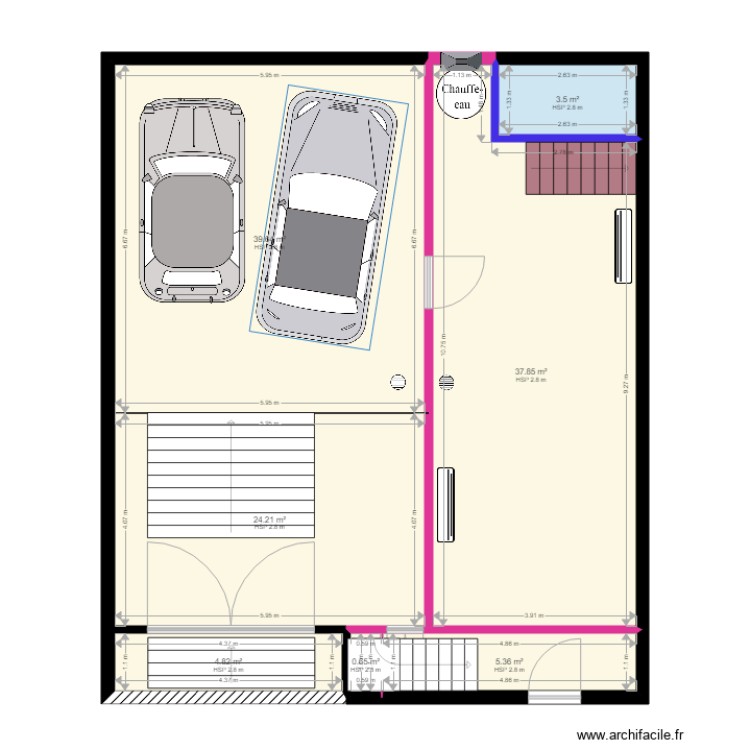 sous sol - Plan dessiné par djennas