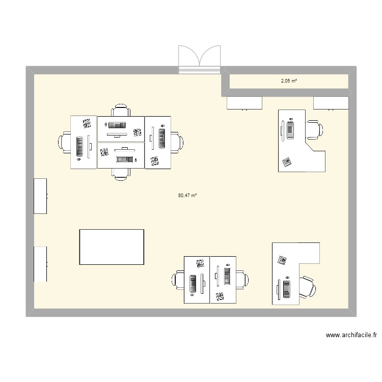 open space actu v2 - Plan dessiné par Cyje38