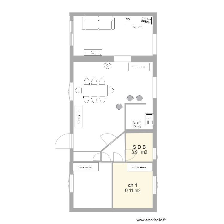 plan 2 - Plan dessiné par cec01