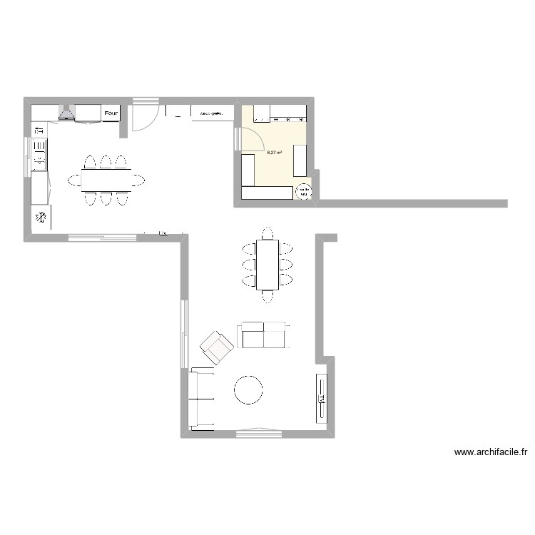 plan maison - Plan 1 pièce 8 m2 dessiné par ismet erdogan