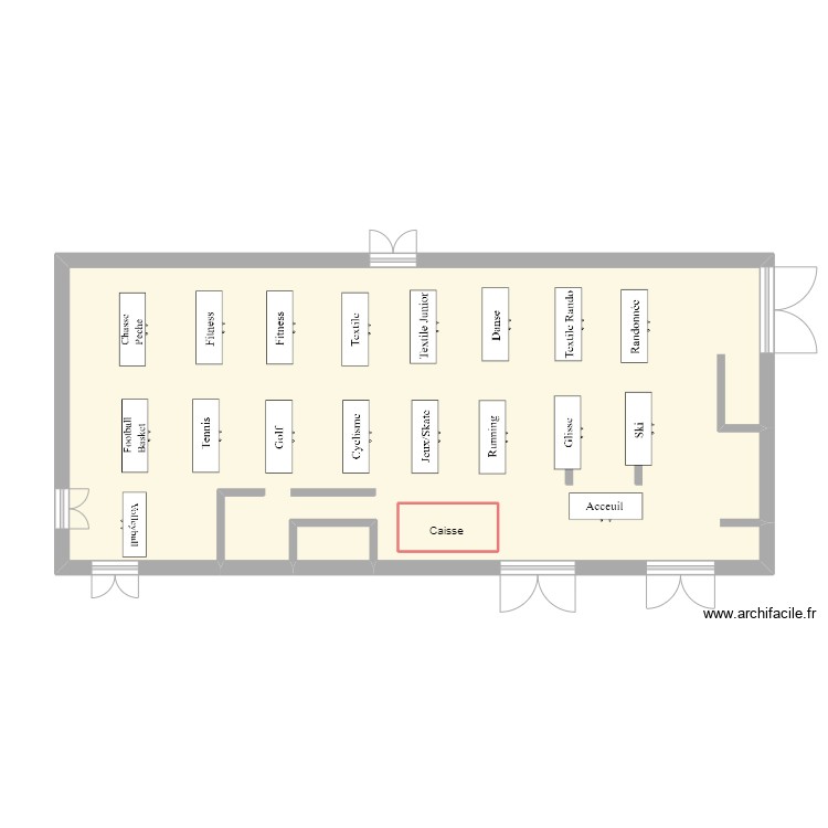 Décathlon - Plan dessiné par Quentin06530