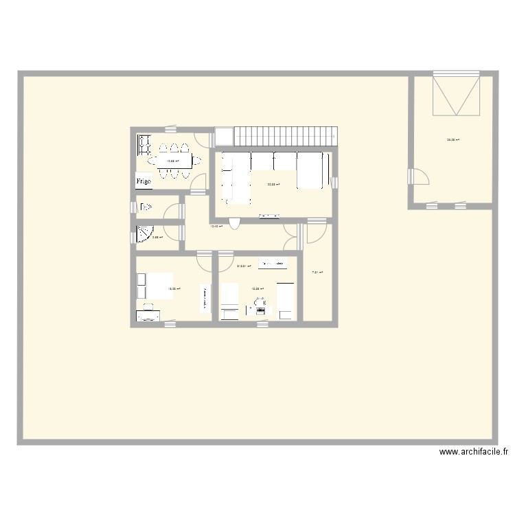 plan RDC - Plan dessiné par NEJI BENI HAMAD