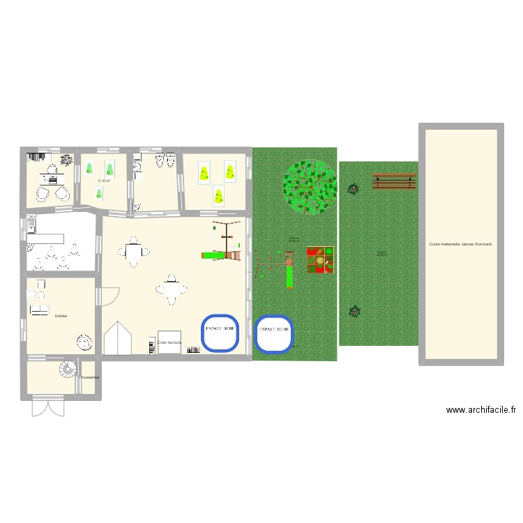 CRECHE - Plan dessiné par emanou82