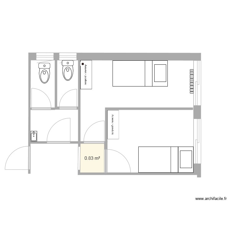 Plan amenagement Salle de repos SAT version mai2019 - Plan dessiné par ...