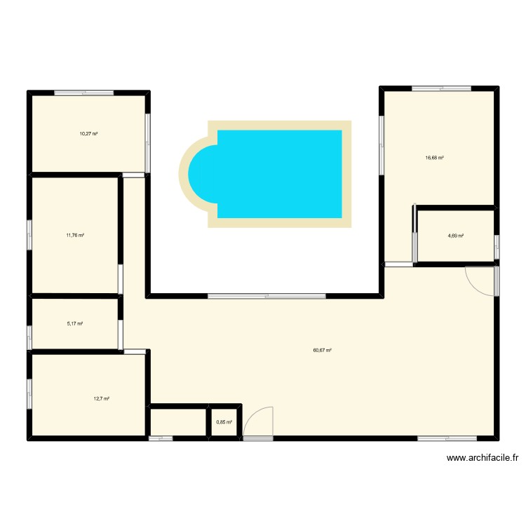 Plan – Maison 130 m2 – Par Sasa97110 ️ | ArchiFacile