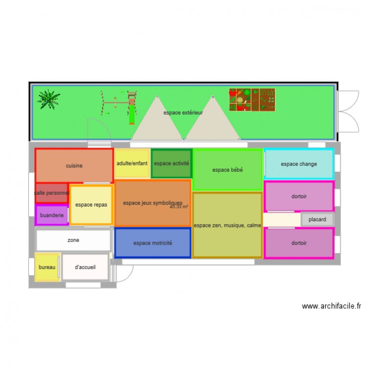 crèche - Plan dessiné par aurore1367