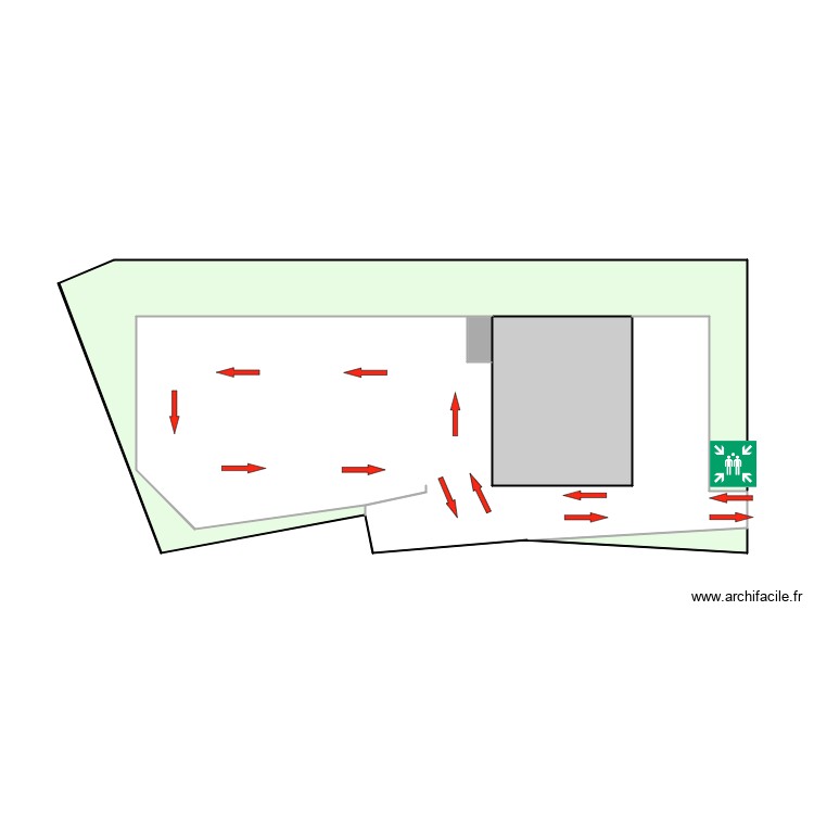 plan de circulation - Plan dessiné par yoann2395