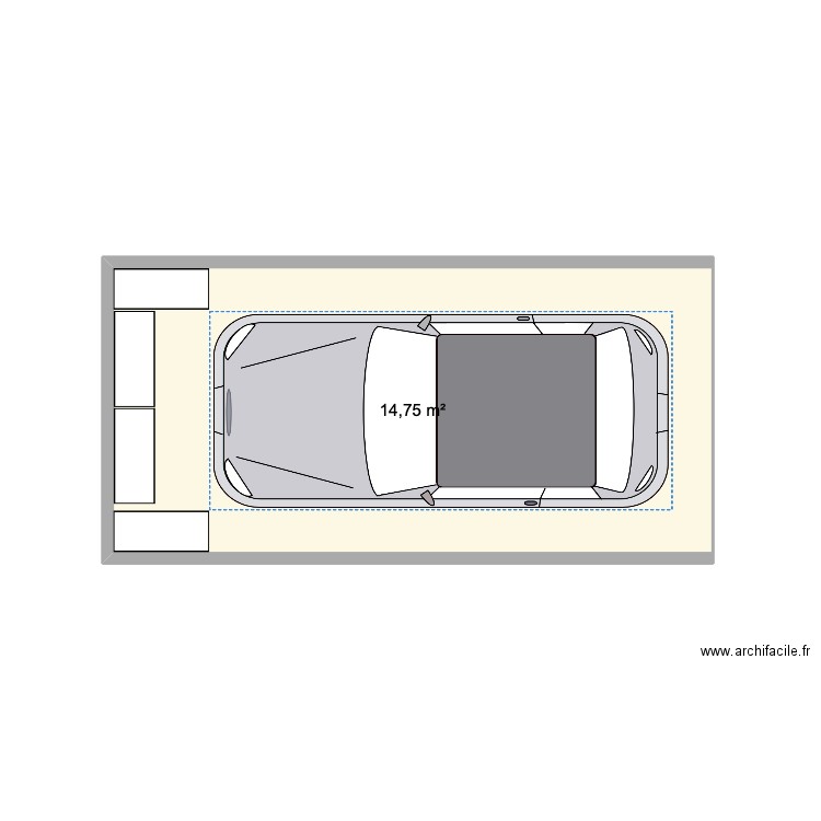 box garage pU - Plan dessiné par loppa
