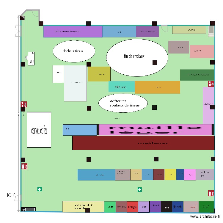PLAN MAGASIN - Plan dessiné par seghouane