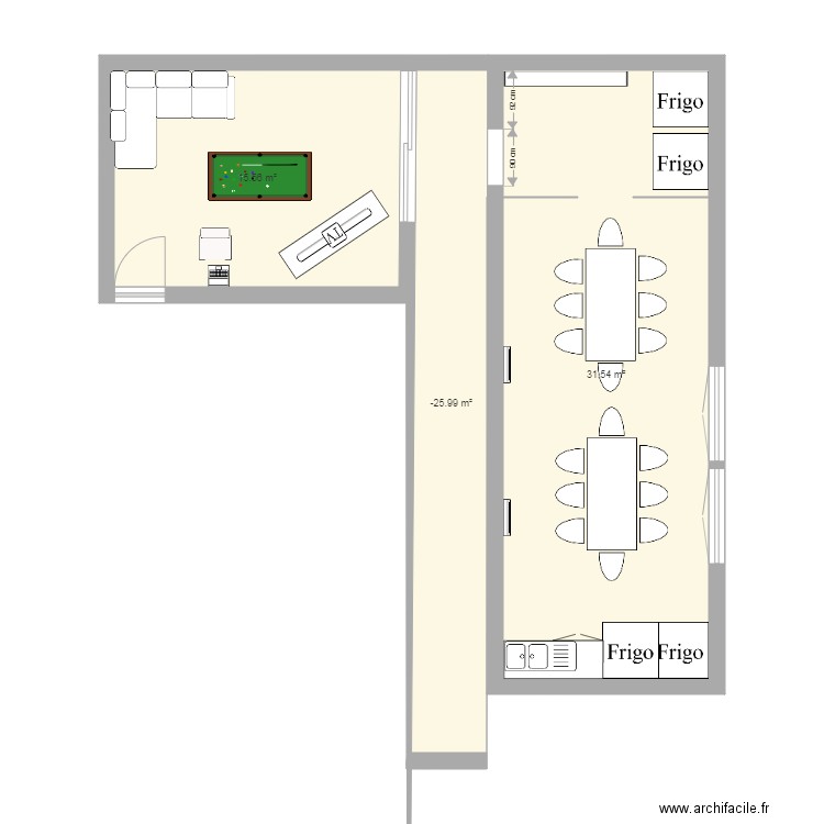 refectoire - Plan dessiné par vincer1