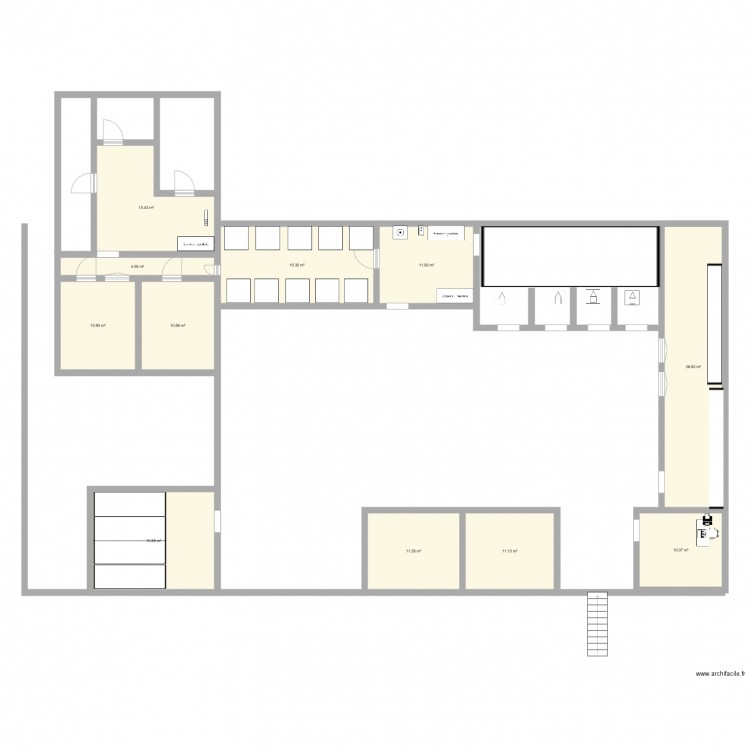 plan de Refuge - Plan dessiné par anais verwaerde