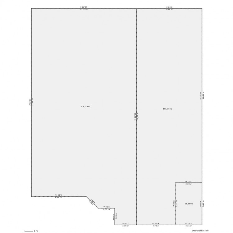 terrain - Plan dessiné par julesfabrice