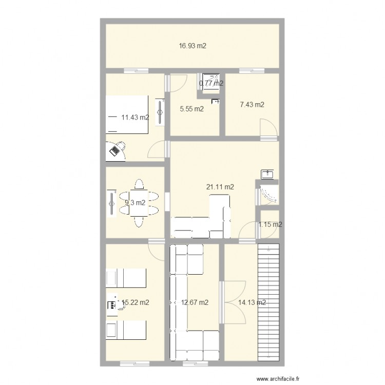 mon appa - Plan dessiné par hichamala