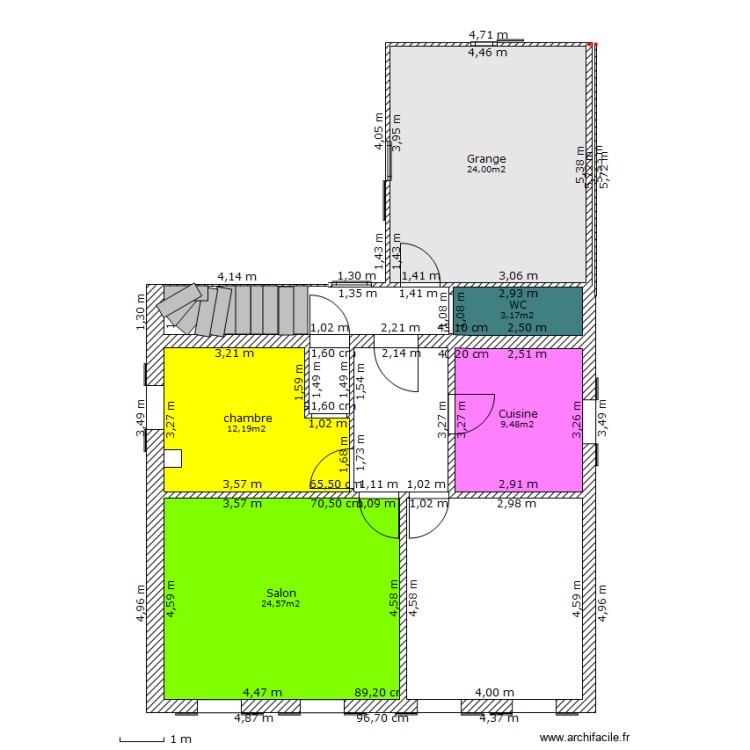 Plan – Première étage route de Boujean 137 Biel/Bienne – Par Kazma ️ ...