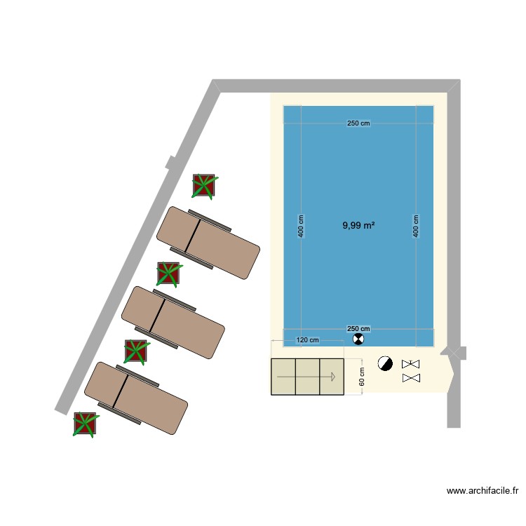 Plan – piscine – Par emijohmila ️ | ArchiFacile