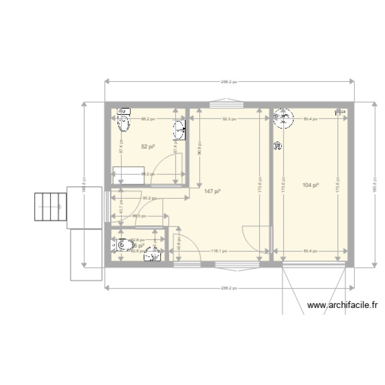 Plan – Vestiaire – Par angus48 ️ | ArchiFacile