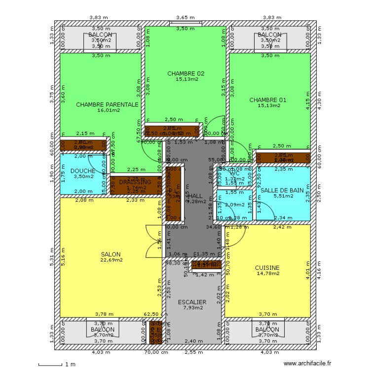 Plan – F4 HAUT STANDING – Par peace01 ️ | ArchiFacile