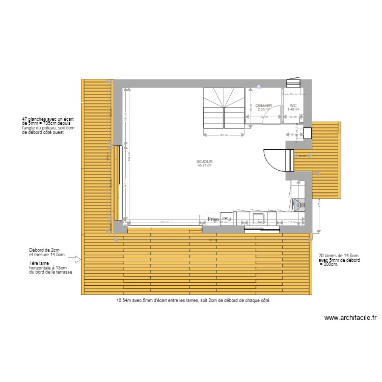 TERRASSE - Plan dessiné par jet_set