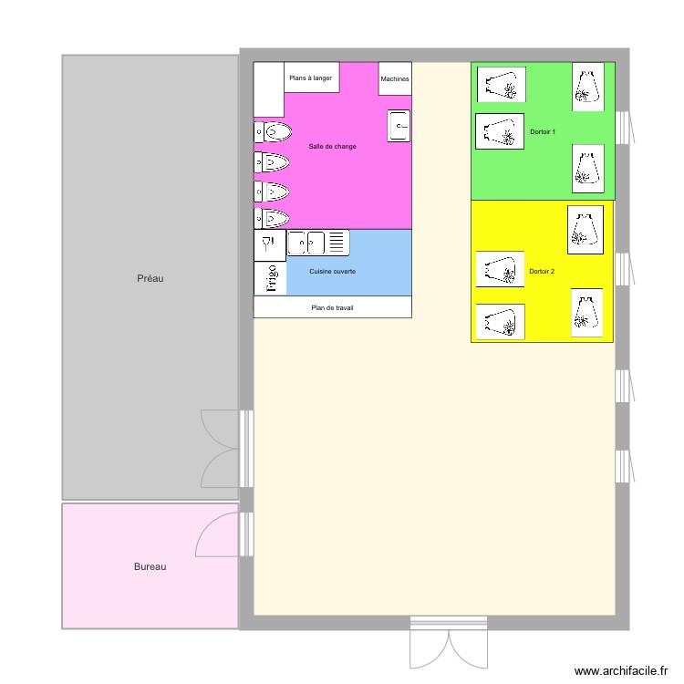 Plan MAM - Plan dessiné par Morgane33240