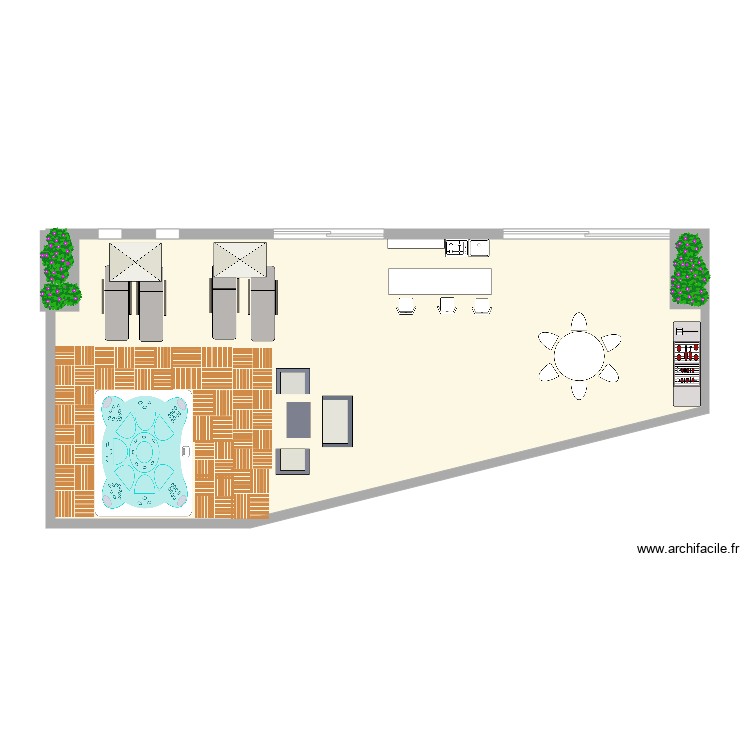 Plan – PLAN TERASSE – Par hpc ️ | ArchiFacile