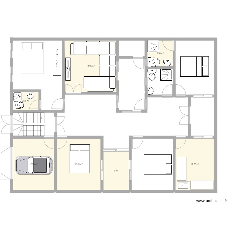 Plan Awa 1 - Plan dessiné par Zoubouc