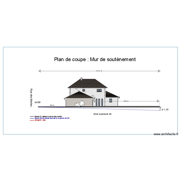 Plan – Plan de coupe mur – Par damienb89 ️ | ArchiFacile
