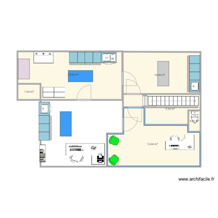 Plan clinique - Plan dessiné par Pauline2612