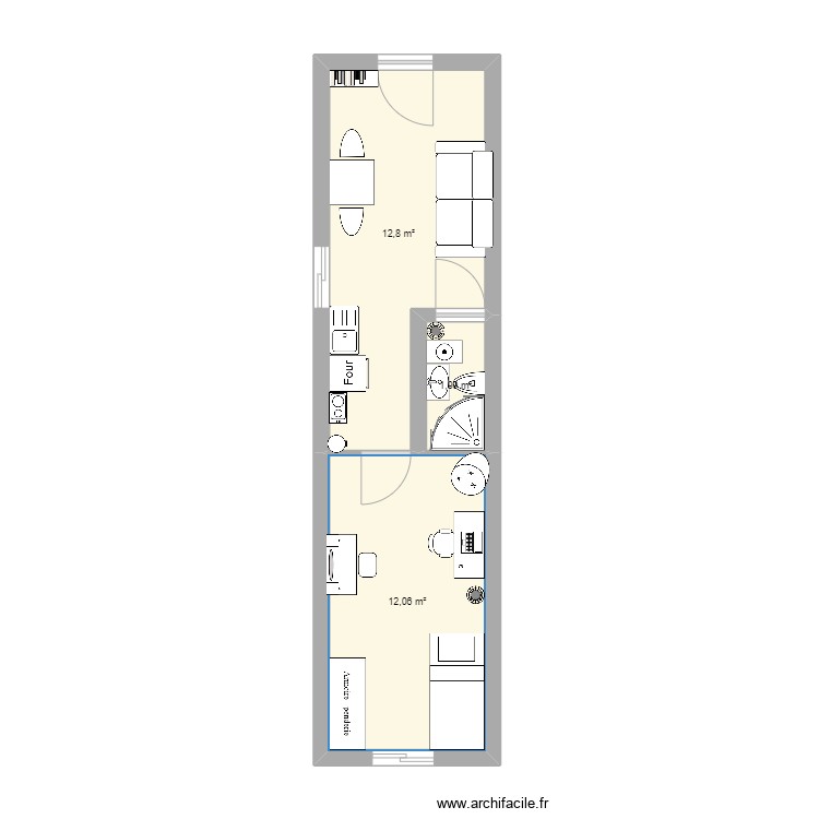 Plan – DEVOIR DE TECHNO NOTE – Par riri91 ️ | ArchiFacile