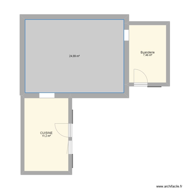 Plan – PLAN FAISABILIT2 emprise au sol – Par VIRGINIEVIC ️ | ArchiFacile