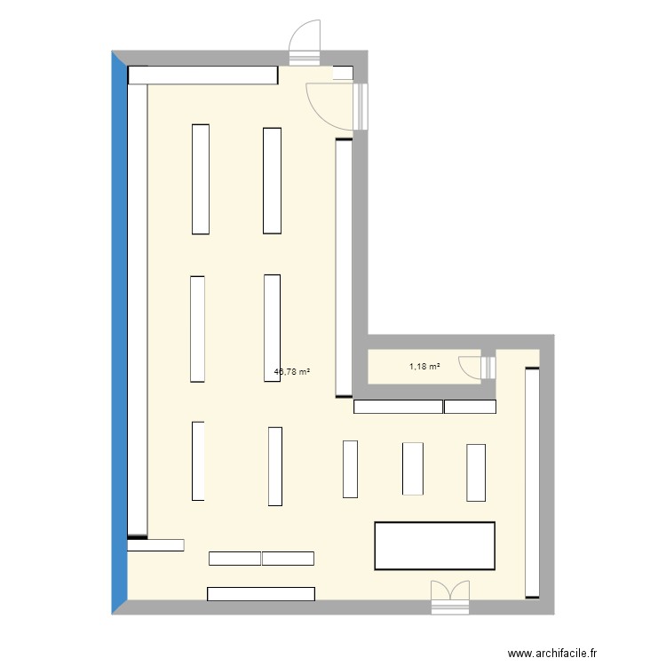plan magasin - Plan dessiné par MathisCard