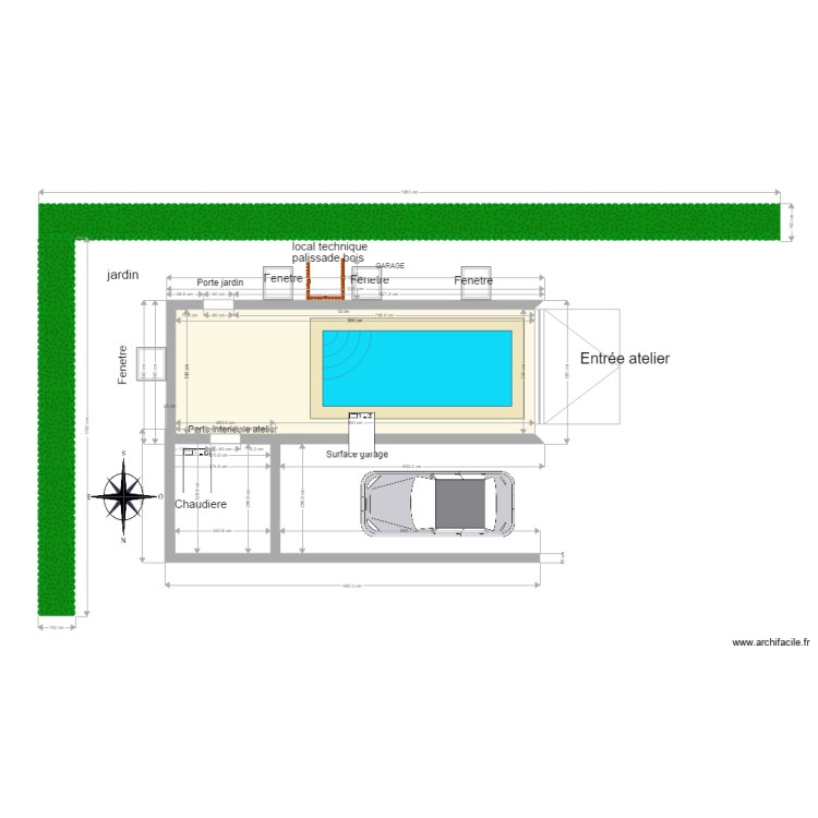 GARAGE MEZY - Plan dessiné par MAXMAX78