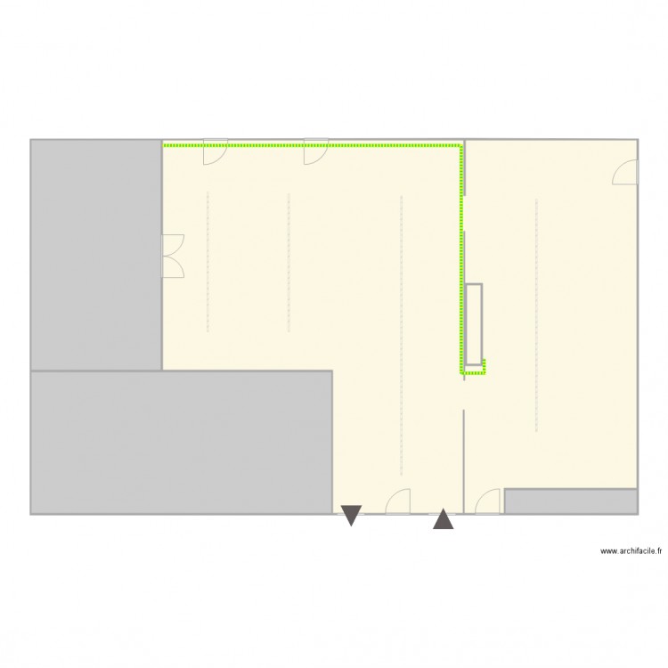 parking souterrain - Plan dessiné par Melmlk