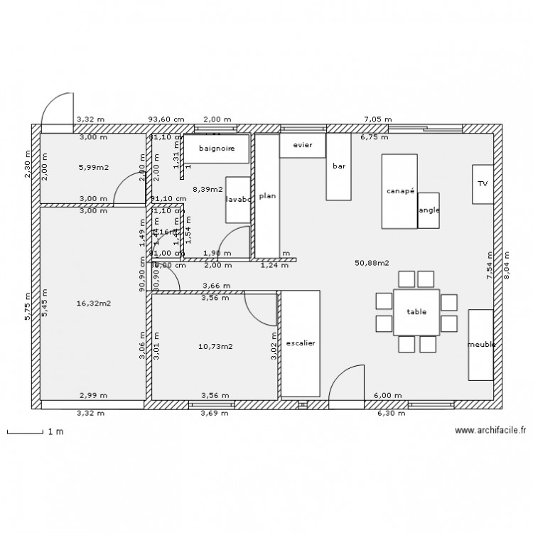 resi pi - Plan dessiné par Julie Masson