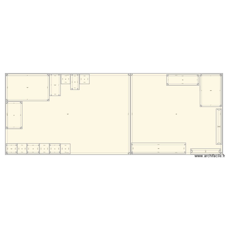 batiment 600m2 - Plan dessiné par guigoujr