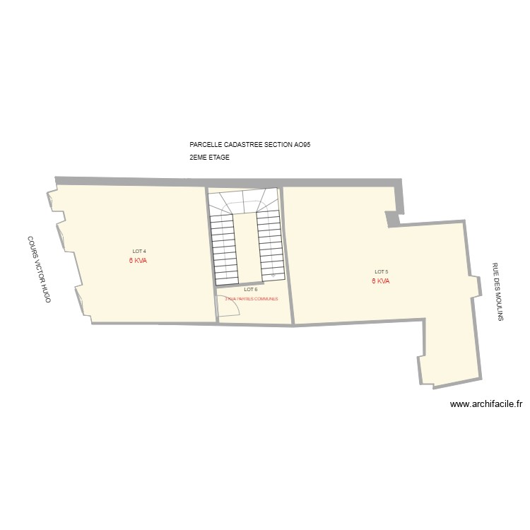 plan des lots - Plan dessiné par garcinfrederic