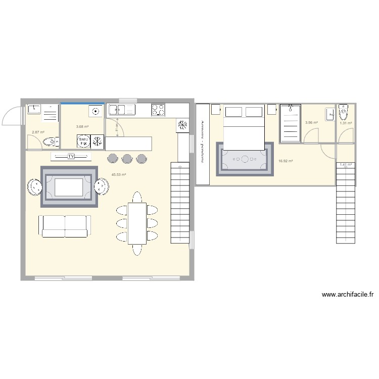 LOFT - Plan dessiné par mistermask30