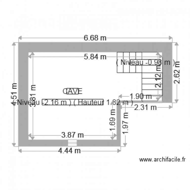 Plan – Cave – Par adrientassiaux ️ | ArchiFacile