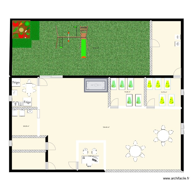 Creche - Plan dessiné par pauline7
