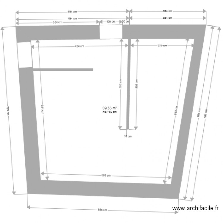 plan pièces annexes à La Ronde - Plan dessiné par Nanou-plan