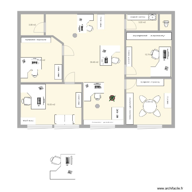 Buro - Plan dessiné par Sebcmoi83